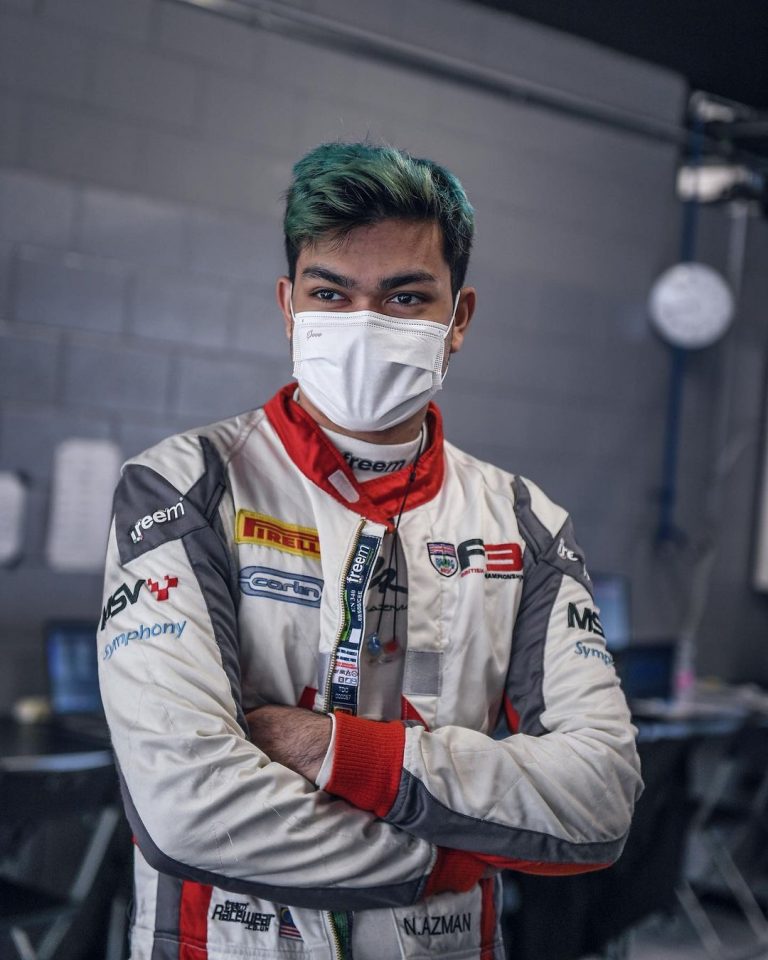 Pelumba Malaysia Nazim Azman Beraksi Di Formula 3 Bersama Hitech GP ...