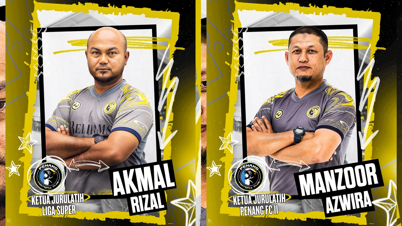 Akmal Rizal Naik Pangkat, Manzoor Bimbing Penang FC II – Sukanz