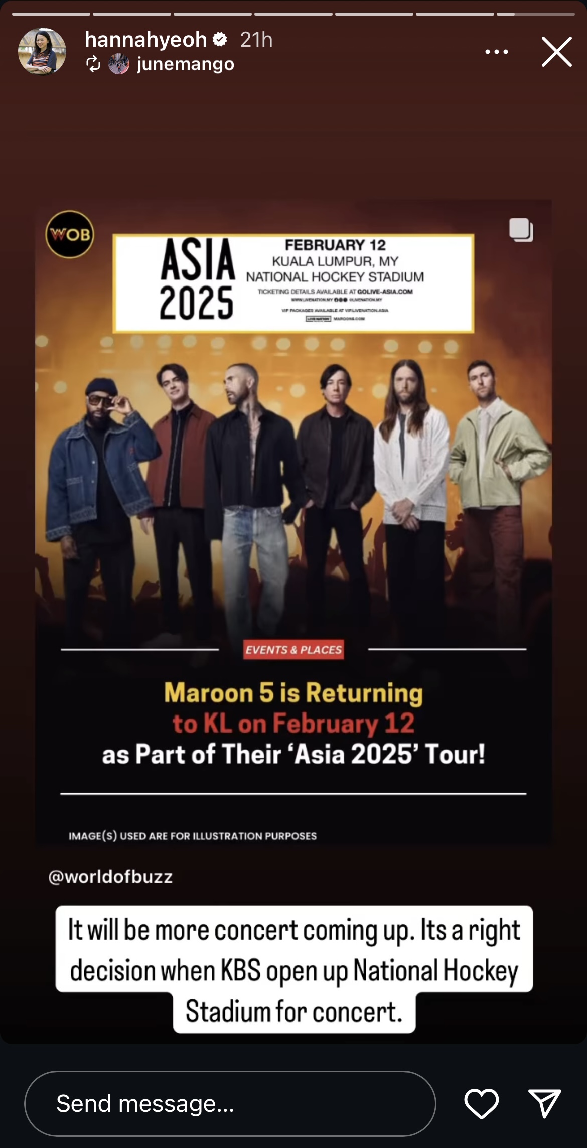 Lebih Banyak Konsert Di Stadium Hoki Nasional – Hannah Yeoh – Sukanz