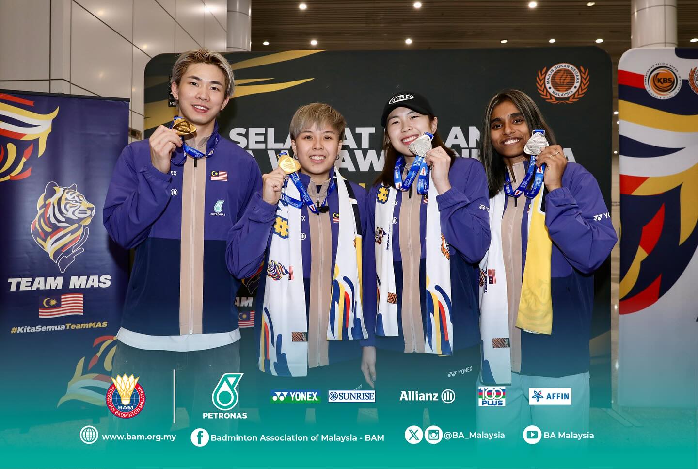 Tang Jie-Ee Wei Dapat RM40,000 Tiap Seorang Menerusi SHAKAM – Sukanz